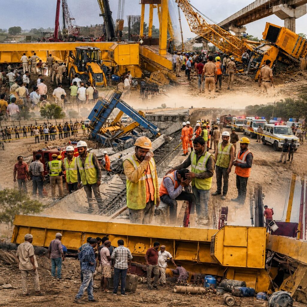 Three Workers Killed In Jewar Expressway Crane Collapse, Raising ...