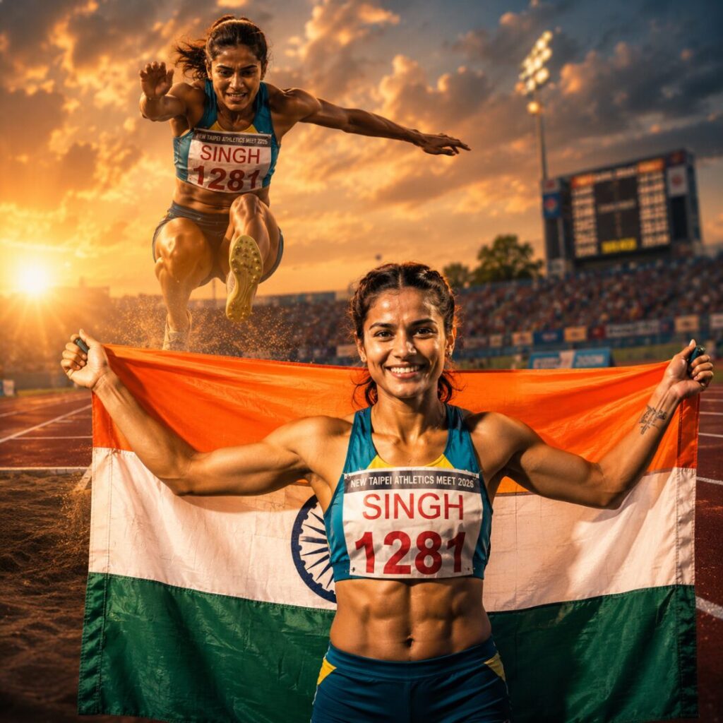 Shaili Singh Clinches Gold In Long Jump With 6.24m Leap At New Taipei ...