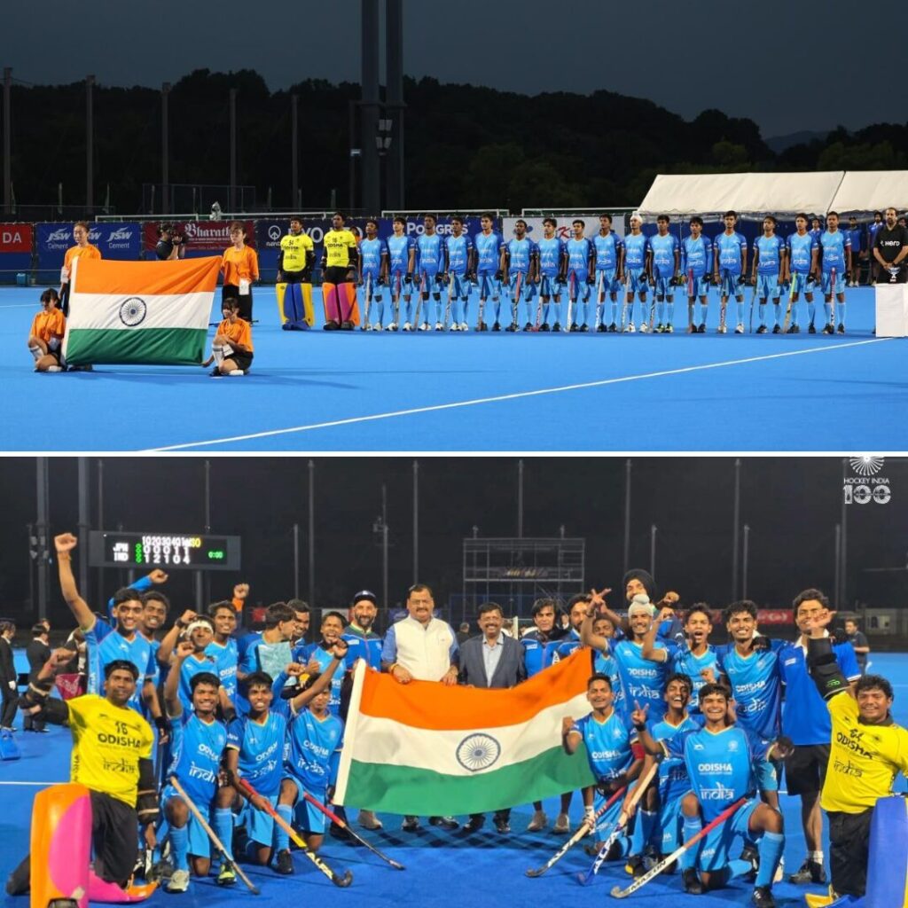 India U-18 Men’s Hockey Team Beat Japan 4–1 to Win Record Third Asia ...