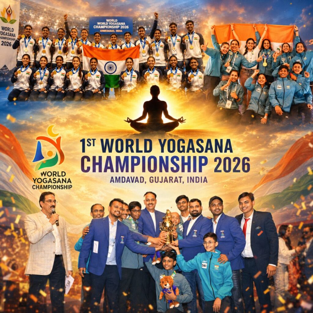 India Creates History At First-Ever World Yogasana Championship 2026 ...