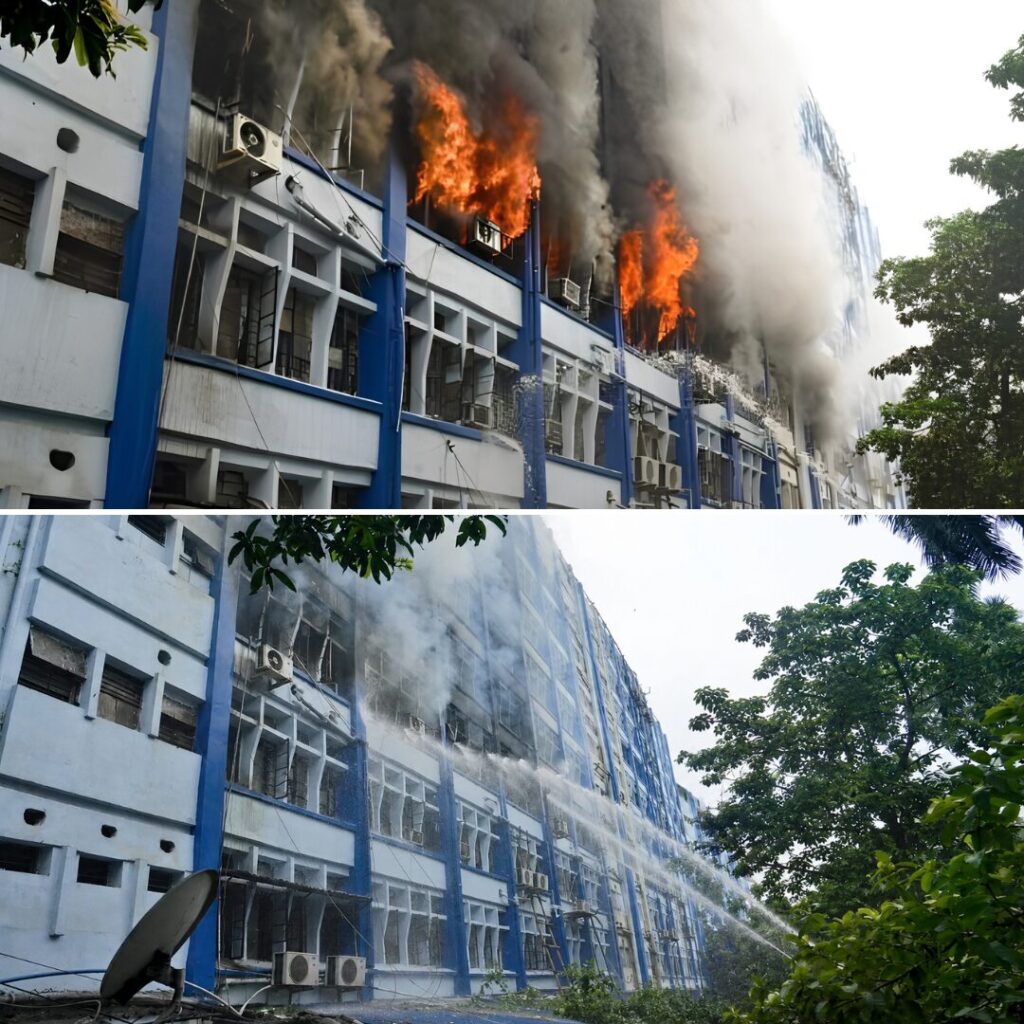 Around 4,000 EVMs Burn In Bengal Government Building Fire, State Fire ...