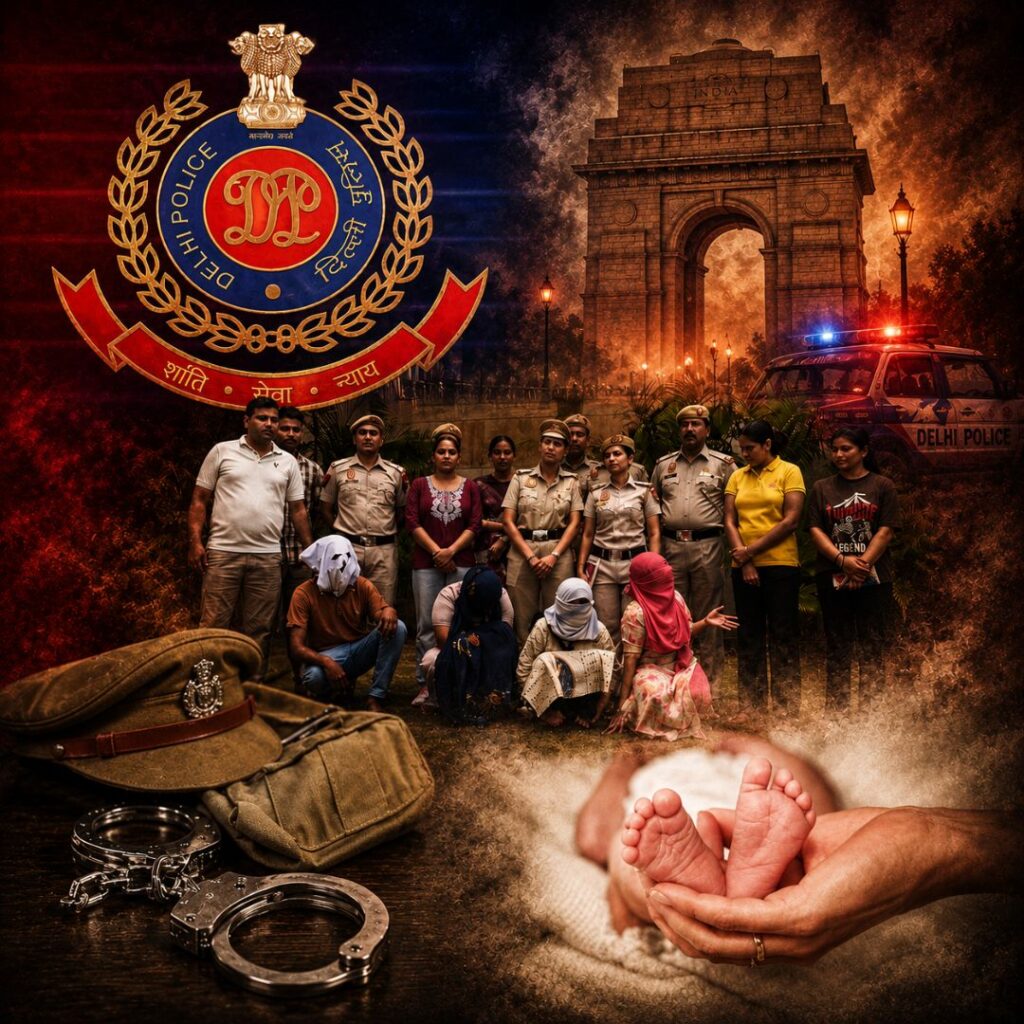 Delhi Police Bust Inter-State Infant Trafficking Racket, 12 Arrested ...