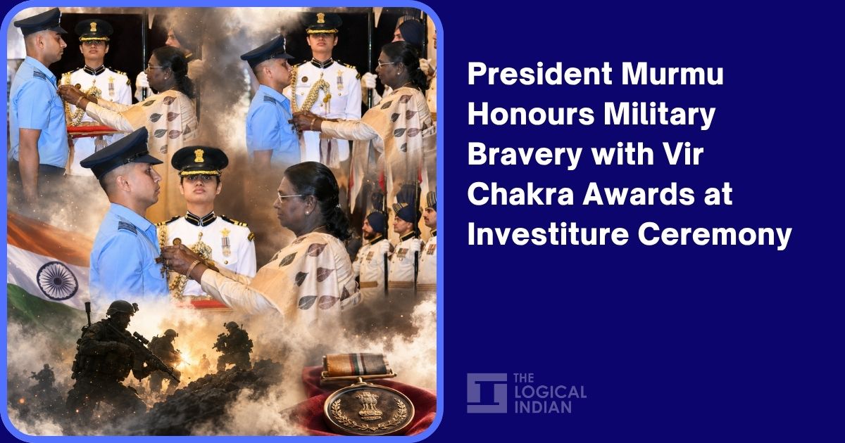 President Droupadi Murmu Honours Military Bravery with Vir Chakra ...